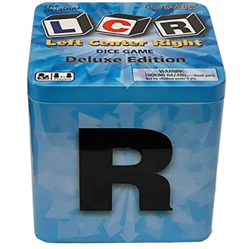 KOP00625 Deluxe LCR (Left-Center-Right) Edition Dice Game – Wondertrail